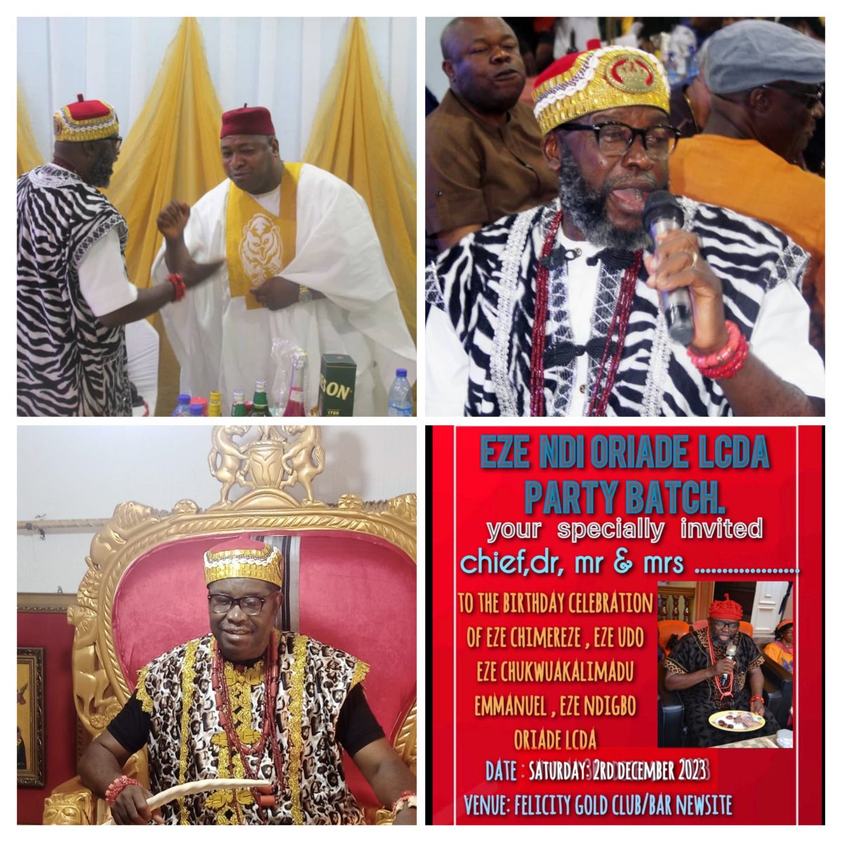Philanthropist ,Onwa Chibuzor Desmond Mgbecheta, Gifts Birthday Bash To ...