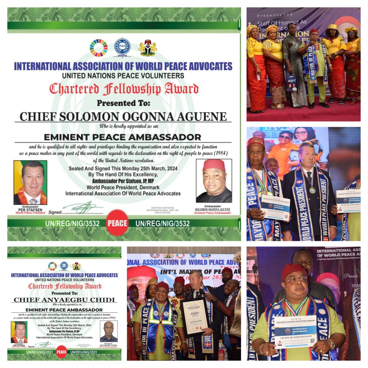 Chief Solomon Aguene, Flies Higher,Redefines Ohanaeze Ndigbo Narrative ...