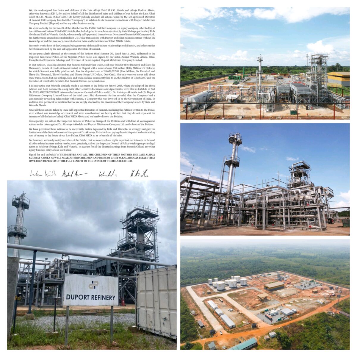 A Caveat, Disclaimer And Disassociation From The Unauthorized Action Of ...