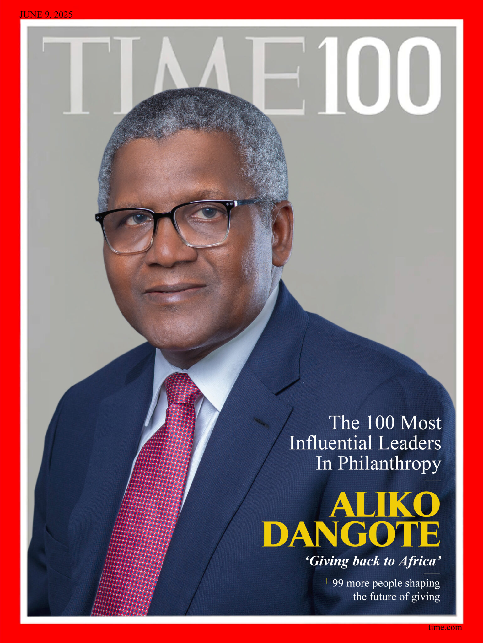 Time Magazine Names Aliko Dangote Among Top 100 Philanthropists In The World