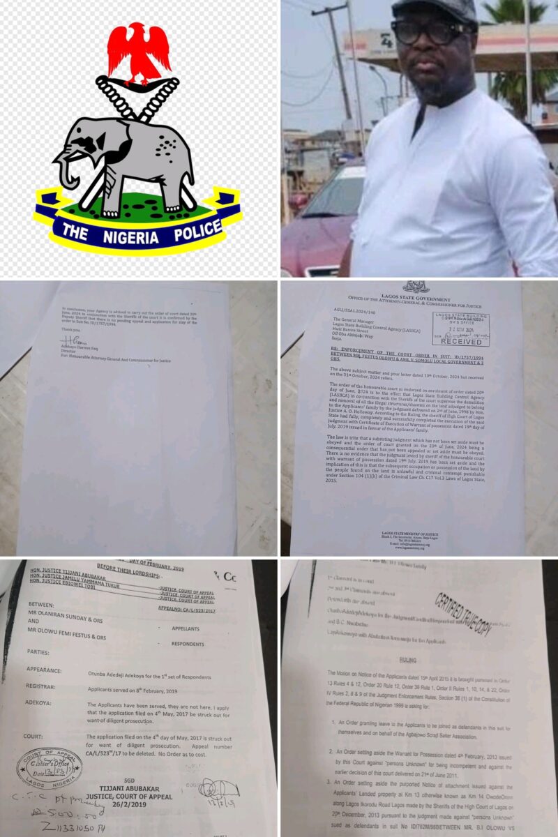 Engineer Abiodun Ariori Debunks Lagos State Police Command Allegations ...